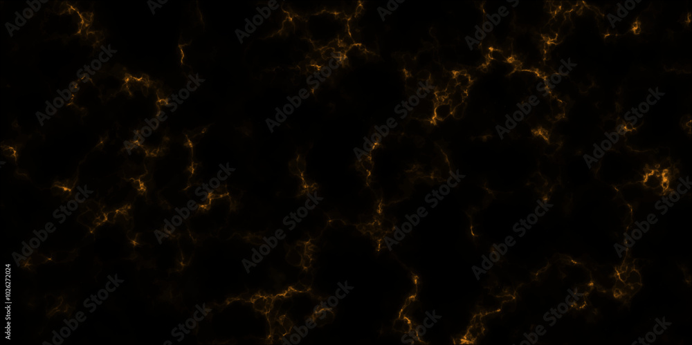 Abstract background with dark thunderbolt mineral texture on black ...