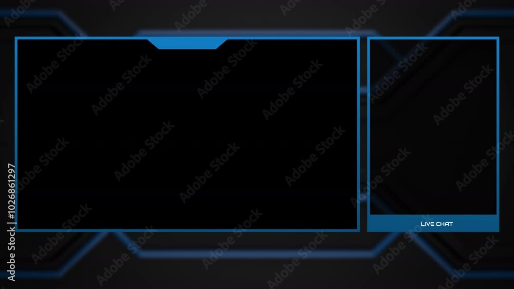 intermission screen, animated stream overlays with alpha channel Stock ...