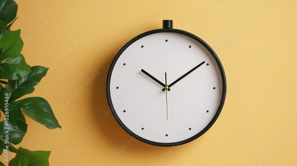 A pendulum clock swinging slowly back and forth focus on A steady ...