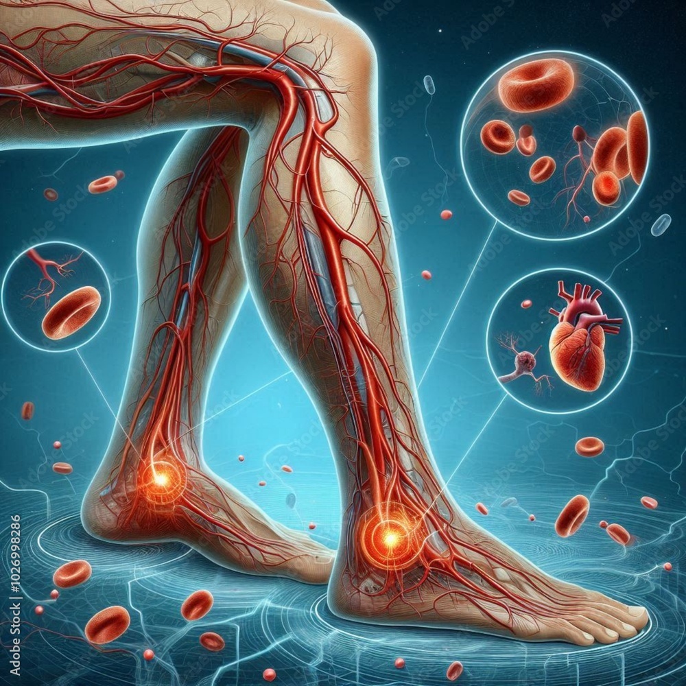 Deep vein thrombosis, or DVT. A medical disease in which a blood clot ...