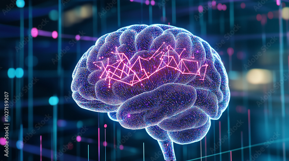 Auditory signal processing in the brain, mediated by the nervous system ...