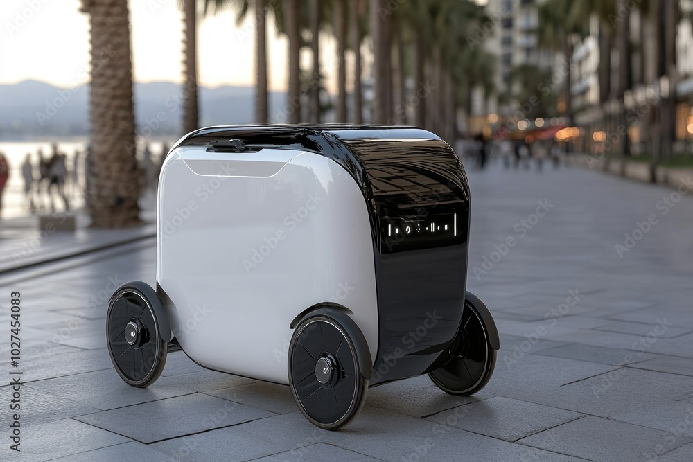 Rolling innovation: compact delivery robot navigating with precision on ... Rolling innovation: compact delivery robot navigating with precision on ...