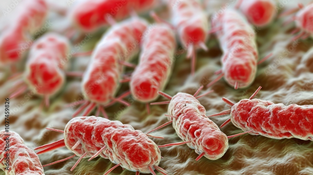 Campylobacter jejuni: A gram-negative, spiral-shaped bacterium linked ...