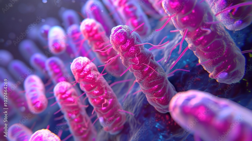 Escherichia coli (E. coli): This gram-negative rod-shaped bacterium ...