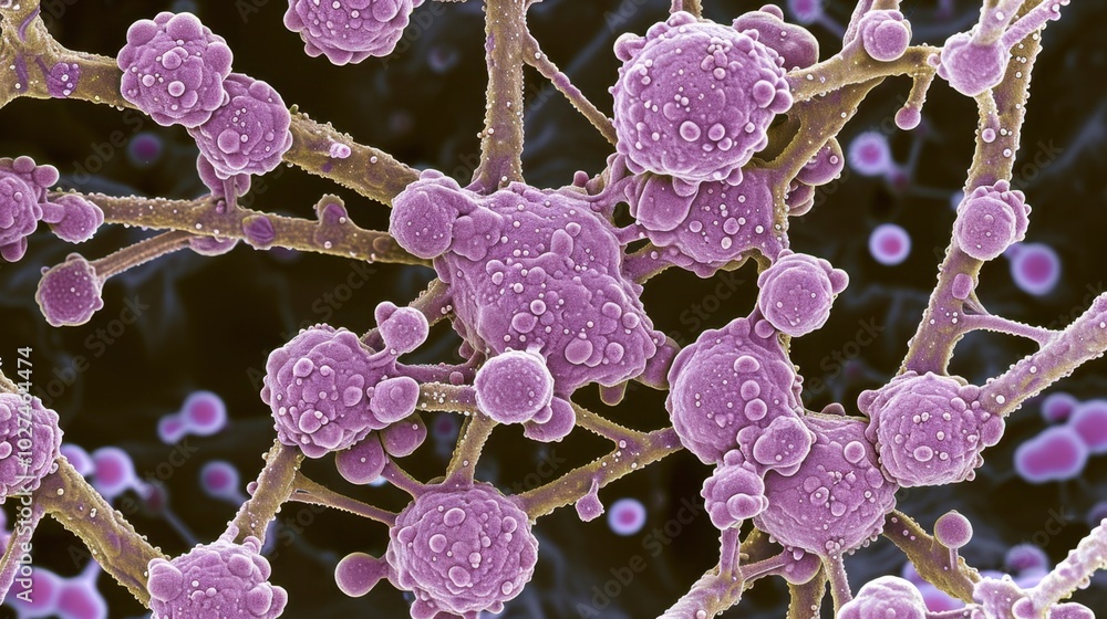 Streptococcus pyogenes: This chain-forming, gram-positive bacterium is ...