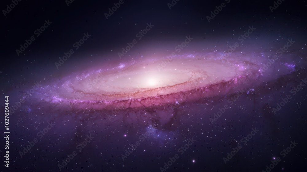 Pink and Purple Galaxy solar system astronomy universe stars sky ...
