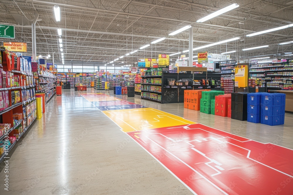 Store Map with Deals Highlighted: A store map showing the layout of ... Store Map with Deals Highlighted: A store map showing the layout of ...
