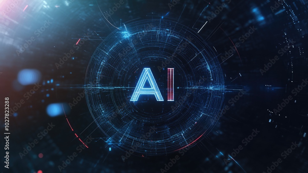 Professional logo featuring "AI" in a clean, modern font, surrounded by ...