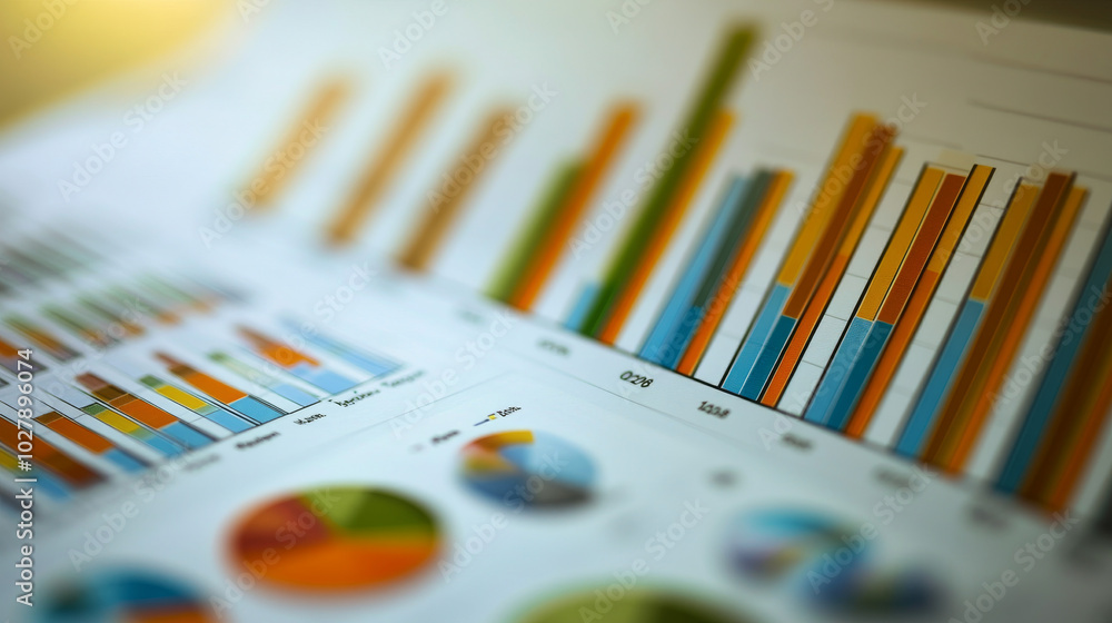 Different kinds of graphs and charts, like bar charts, column graphs ...