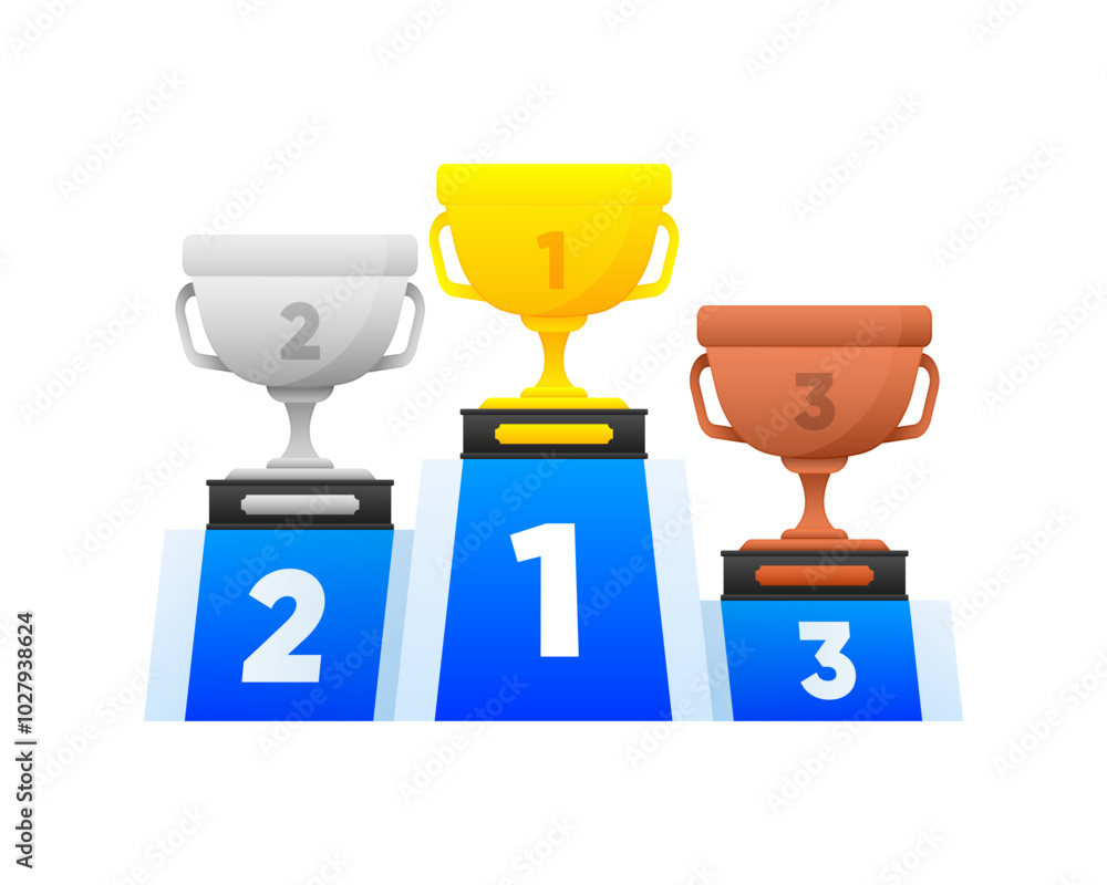 Winner award for 1st, 2nd, 3rd place. Prizes for winner. Gold, silver ...