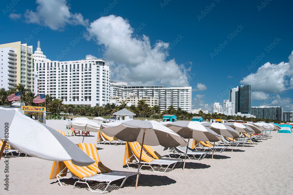 South Beach is one of the hottest beaches in Miami Beach, with water ...