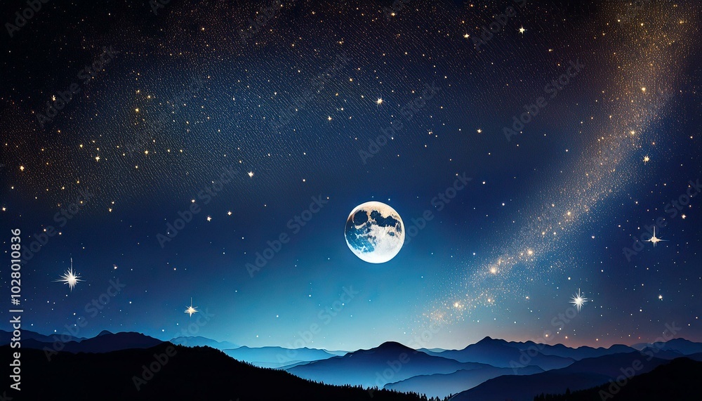 falling stars moon photoshop overlays night sky overlay starry sky ...