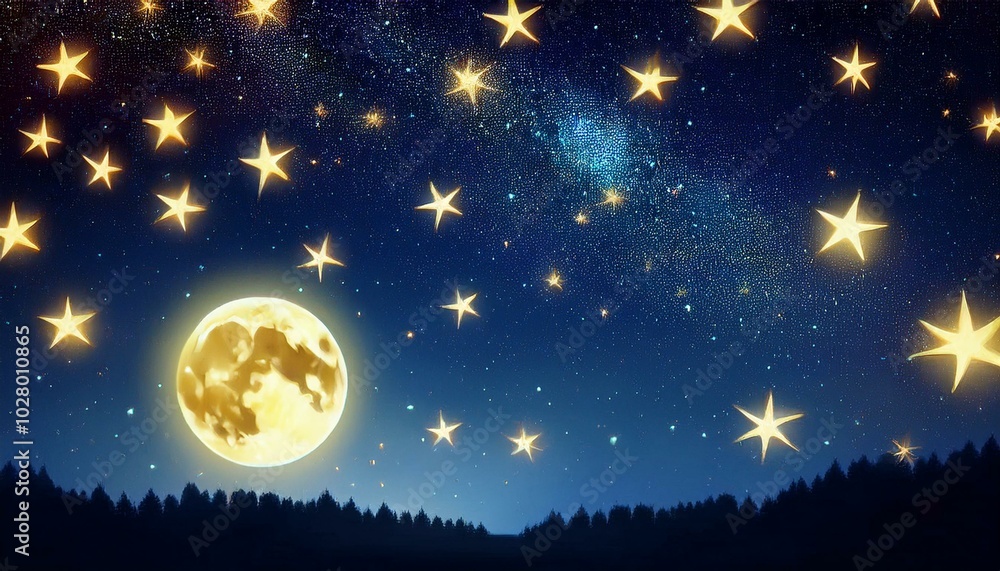 falling stars moon photoshop overlays night sky overlay starry sky ...
