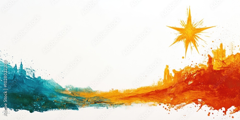 Star of Bethlehem. The guiding star that led the Magi. Christian ...