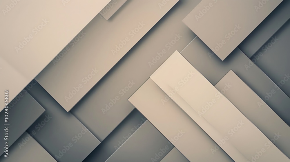 Wallpaper Abstract minimalist background with overlapping diagonal shapes creating modern design ...