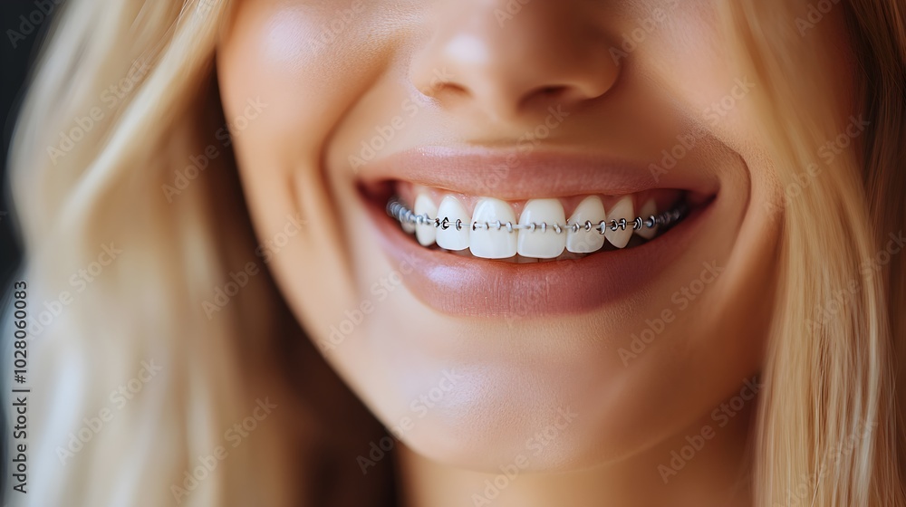 Month-by-month timeline of teeth realignment with braces, starting with ...