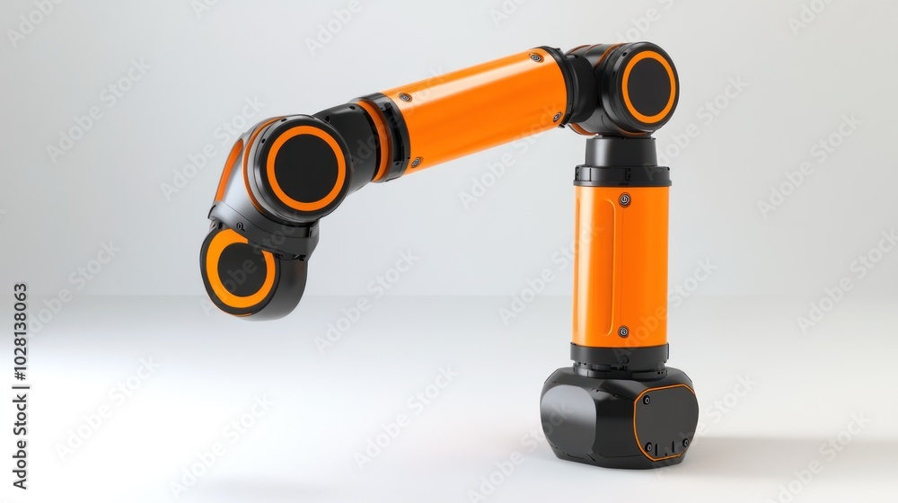 Modular robotic arms for flexible manufacturing, showcasing highly ...