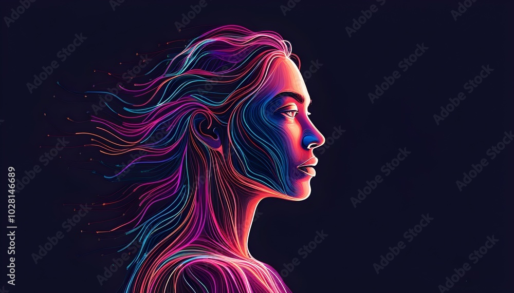 human representation of neural network illustrating the relationship ...