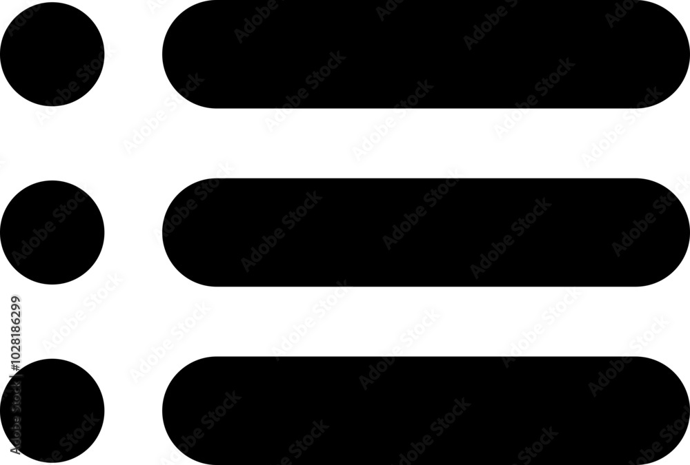 Hamburger web and mobile app menu flat icon. Basic app ui page symbol ...