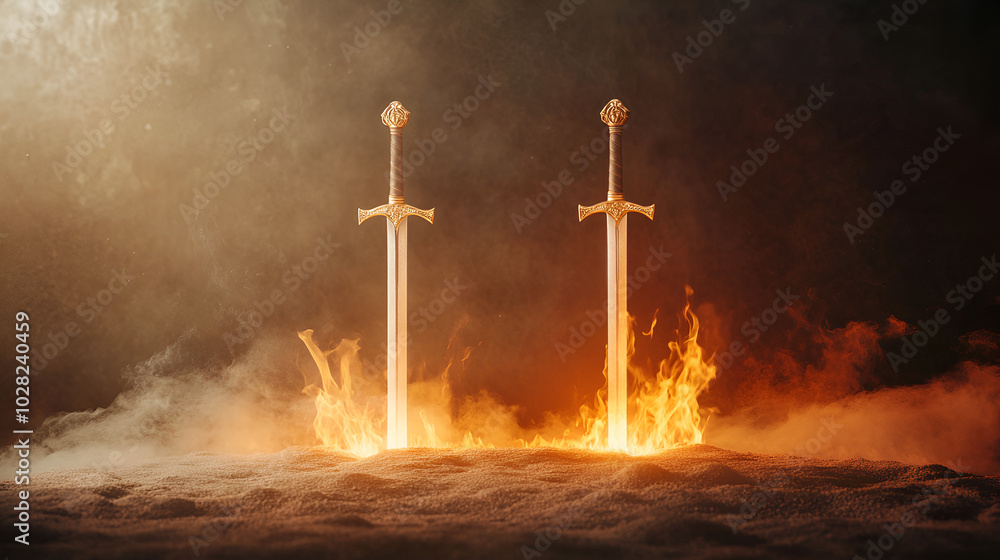 Sword of the spirit. Holy bible. For the word of God is living and active, sharper than any ...