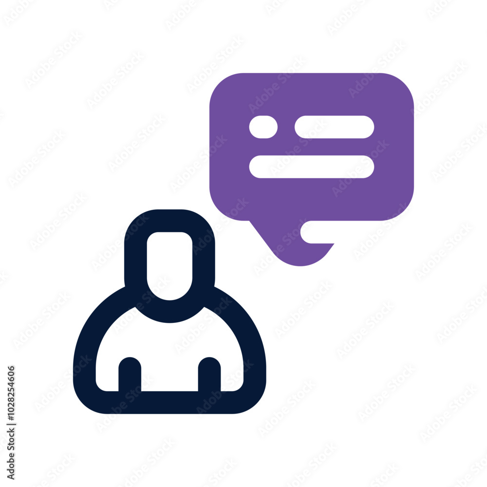 customer feedback icon. vector dual tone icon for your website, mobile ...