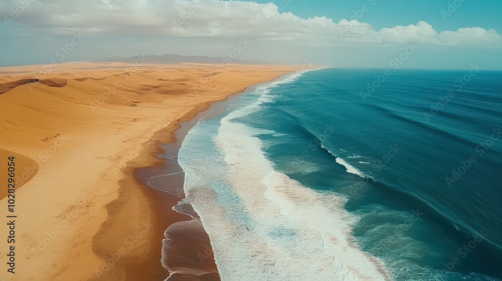 Aerial Adventure: Namib Desert Meets Atlantic Ocean on Skeleton Coast ...