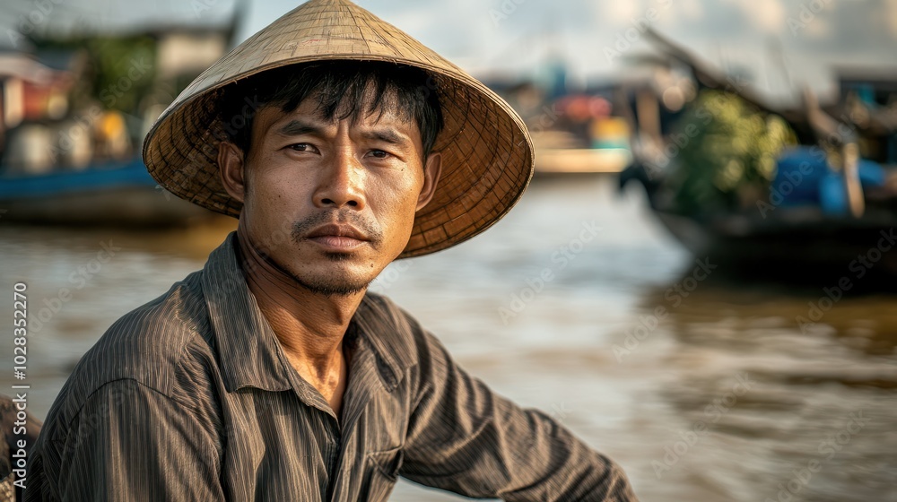 Sam hanging cap ( Cap treo nui sam ), Chau Doc (An Giang), Mekong Delta ...