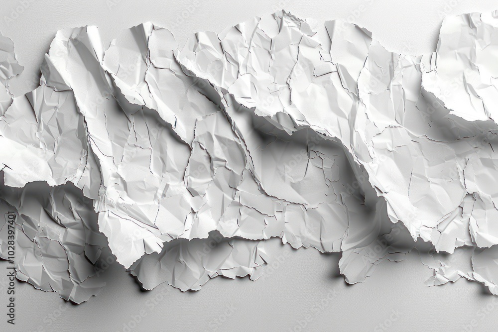 Crushed Paper Texture Overlay for Design Projects Stock Photo | Adobe Stock