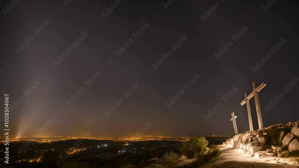 Calvary, situated on the outskirts of the historic city of Jerusalem ...
