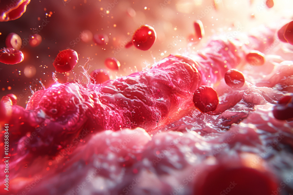 An interactive 3D representation illustrates how blood clots form in ...