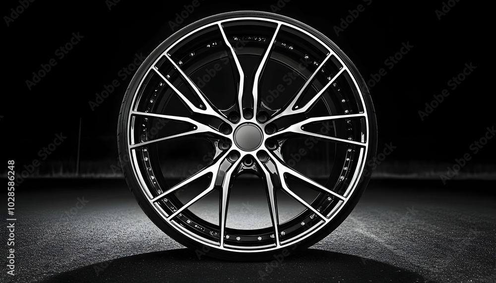 Stylish 22-inch sports forged alloy wheels with thin spokes, cool rims ...