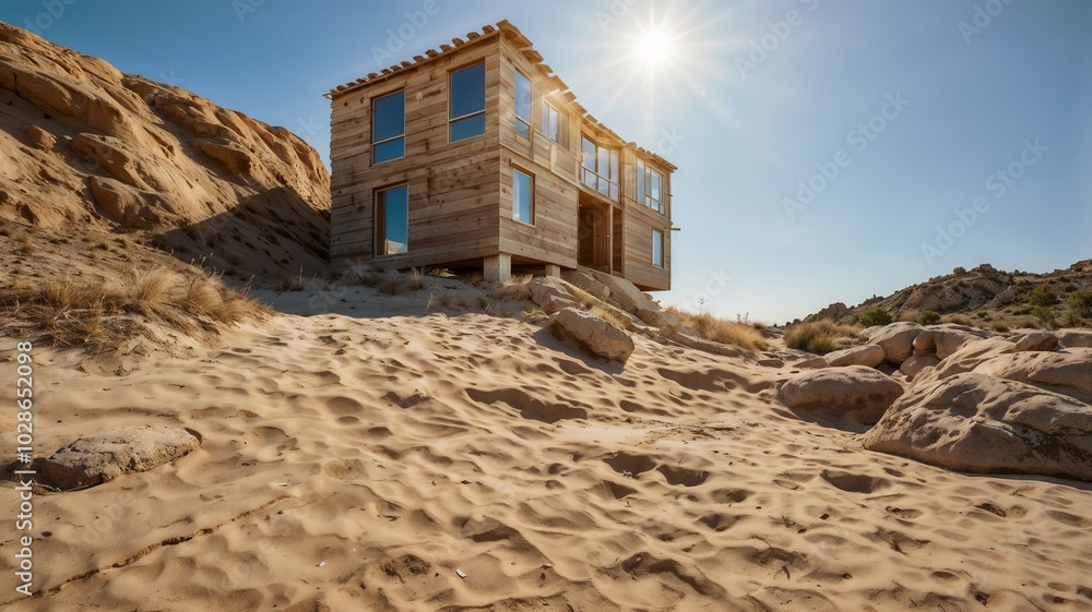 House constructed on the sand vs house constructed on a rock. Parable ...