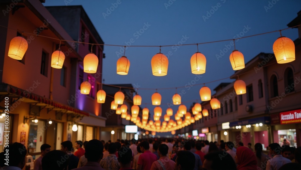 Celebrating Diwali An evening featuring fireworks illuminating the ...
