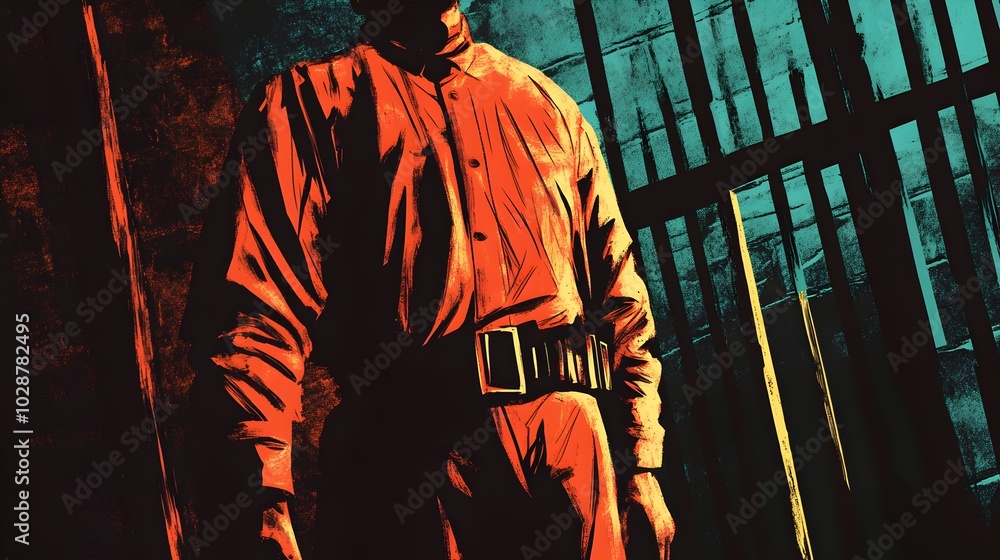 A criminally apprehended suspect,handcuffed and in custody,being ...