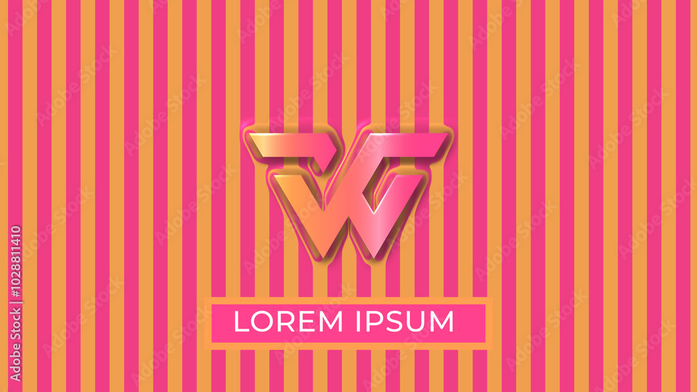 Glass Lines Vertical Horizontal Logo Reveal 372 Stock Template | Adobe ...