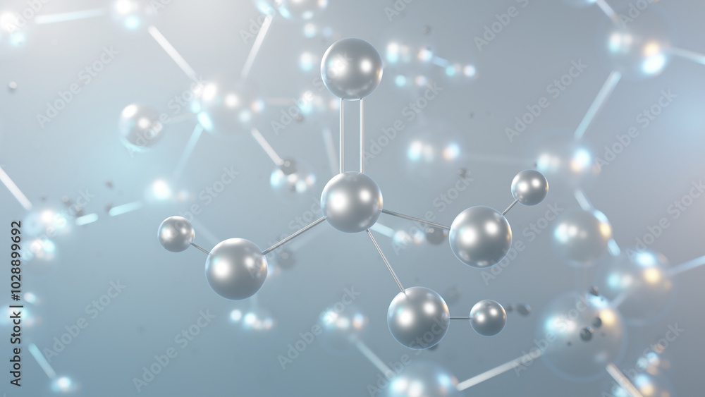 Poster phosphoric acid molecular structure, 3d model molecule ...