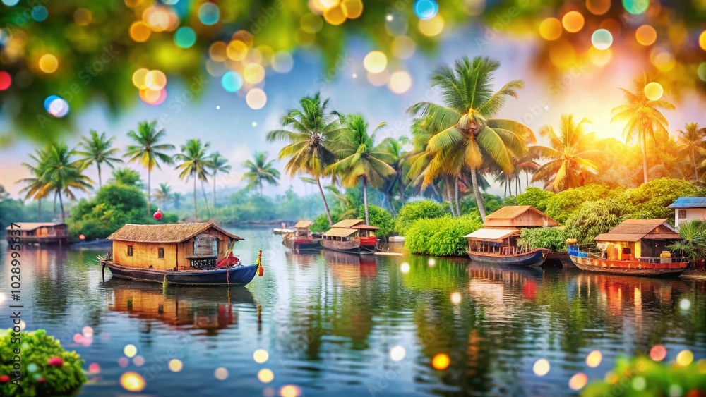 Kerala Map Art: A Vibrant Representation of Culture and Nature Stock ...