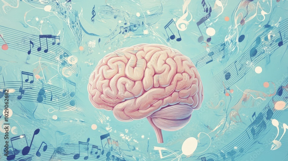 Explore the connection between music and the mind with a human brain ...