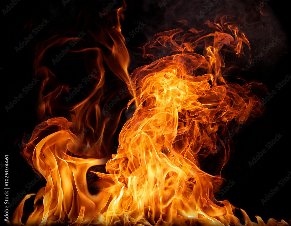 Flame Flame Texture For Strange Shape Fire Background Flame meat that ...