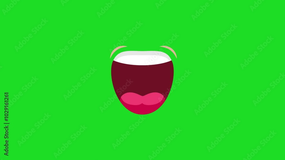 animated cartoon lips movement animated talking lips talking mouth ...
