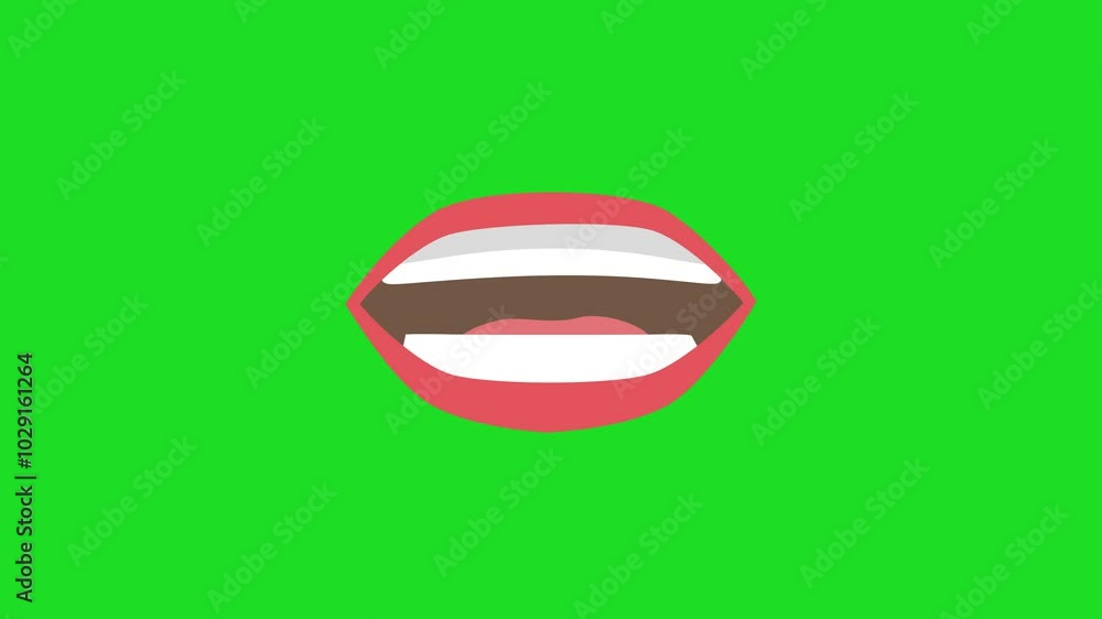 Funny animated cartoon lips movement animated talking lips talking ...
