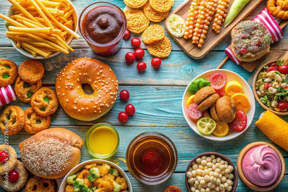 Unhealthy Food Choices and Health Risks - A Visual Reflection on ...