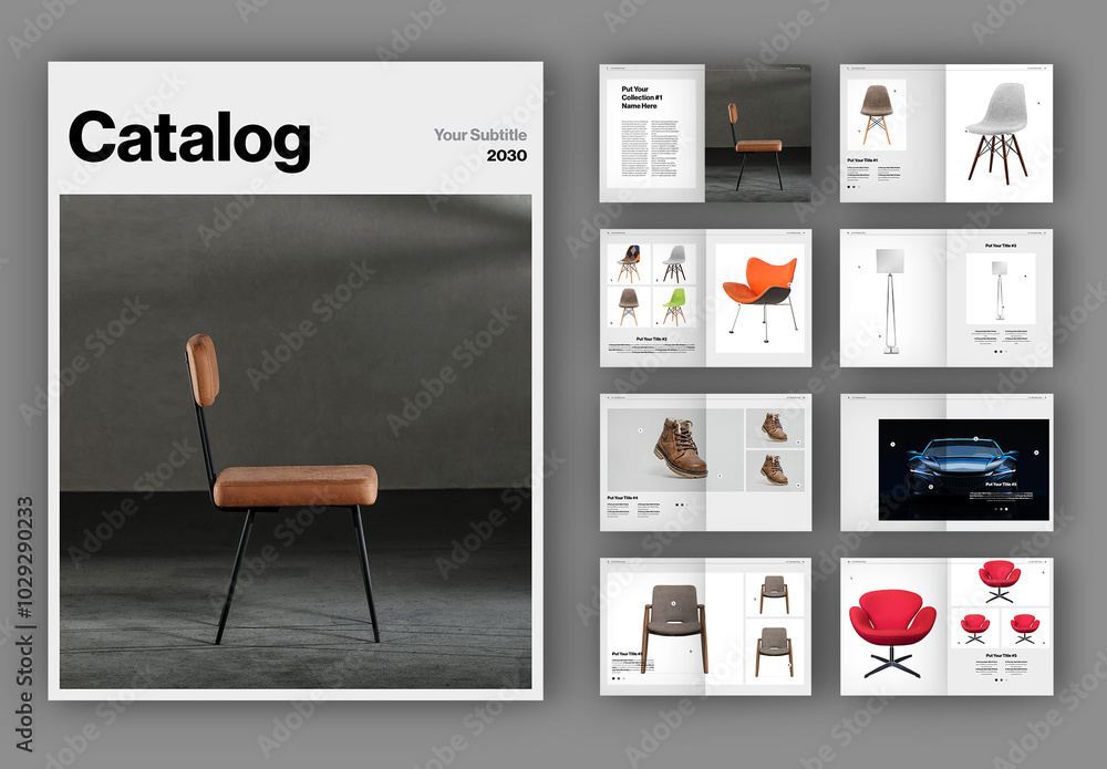 Product Catalog Layout Stock Template | Adobe Stock