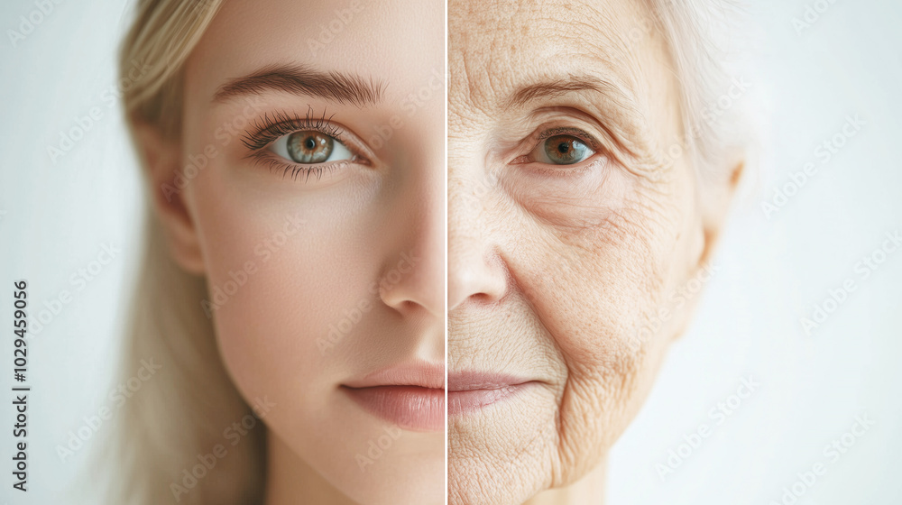 Contrast of youth and age: a side-by-side comparison of generations ...