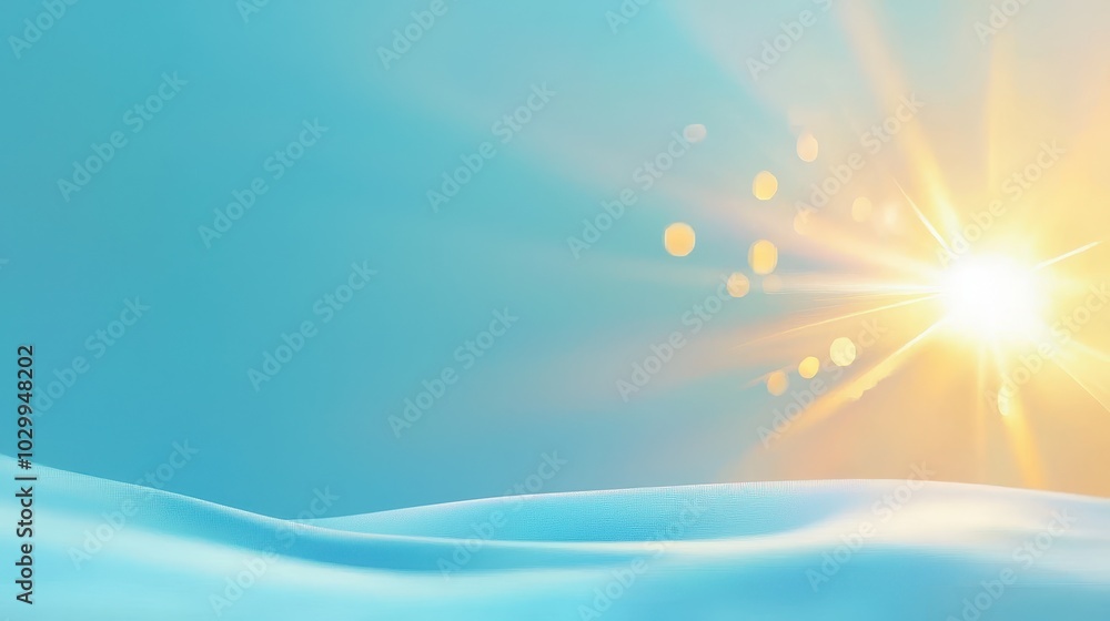 Gentle light blue background with a soft, dreamy texture, ideal for ...
