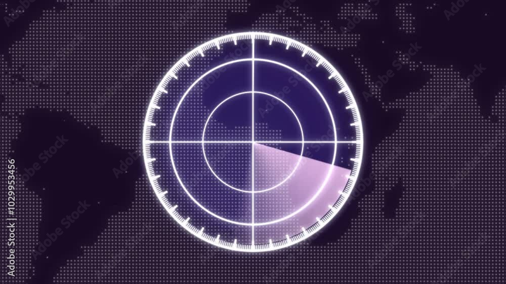 Loading Animated radar Hud, Radar screen animation and radio signal ...