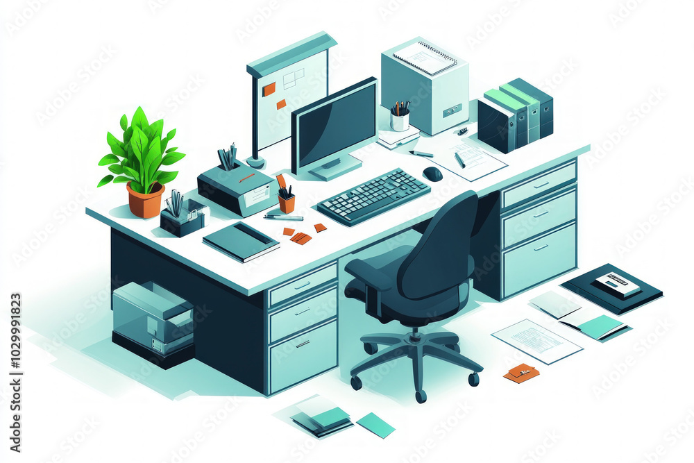 An infographic highlighting common office hazards and preventative ...