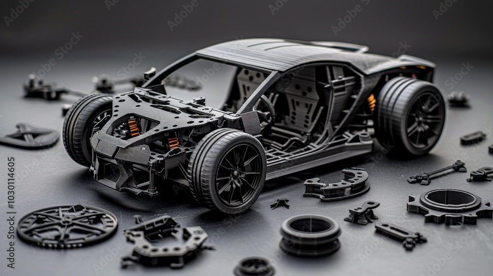 3D Printed Car Parts: Automotive components like brackets and gears are ...