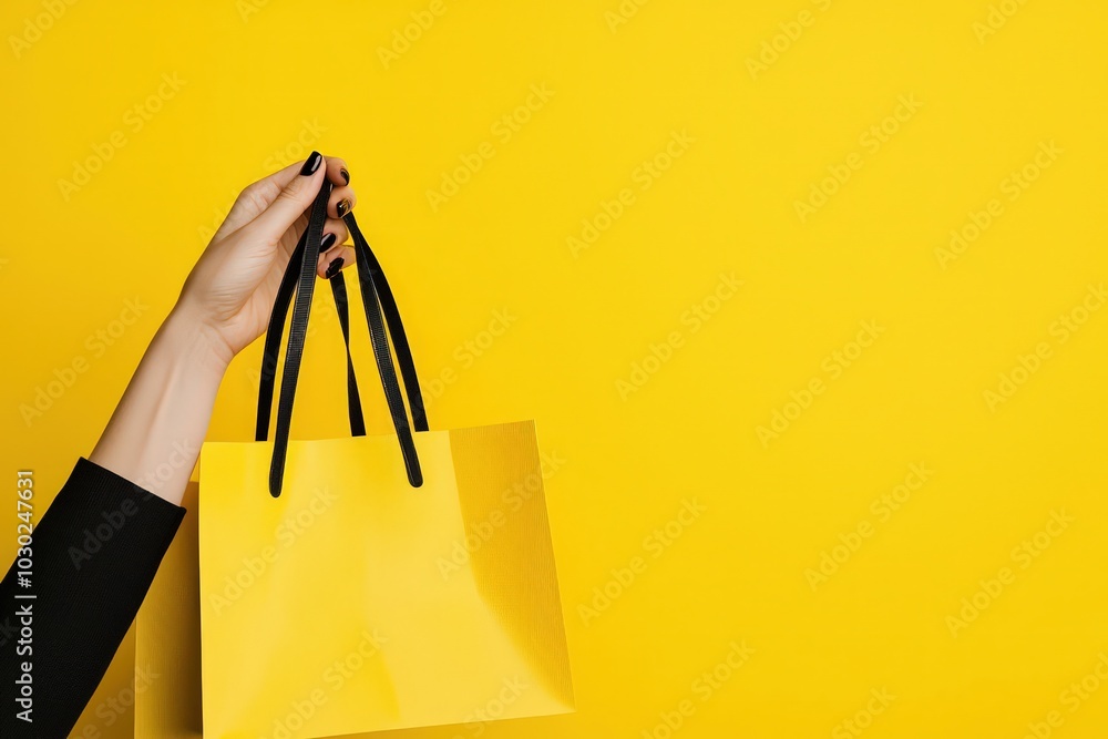 Distinctive Yellow Black Friday Sale Banner: Crafted for visibility ...