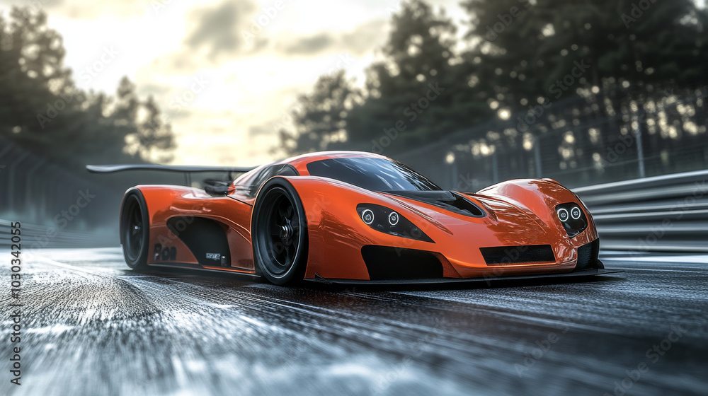 3D render image showcasing computer-aided design (CAD) of a race car ...